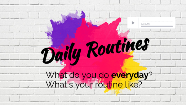 Routines | Genially