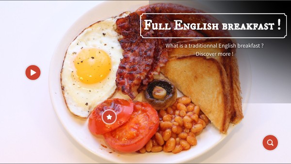 Interactive Full English breakfast