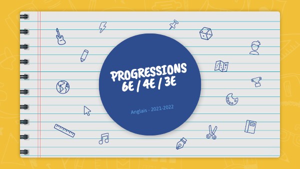 English class - Progression | Genially