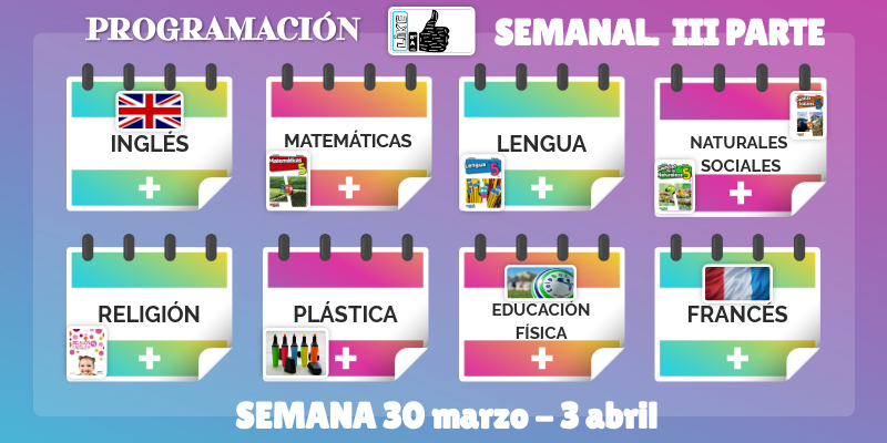 PROGRAMACIÓN SEMANAL 5ºA III PARTE | Genially
