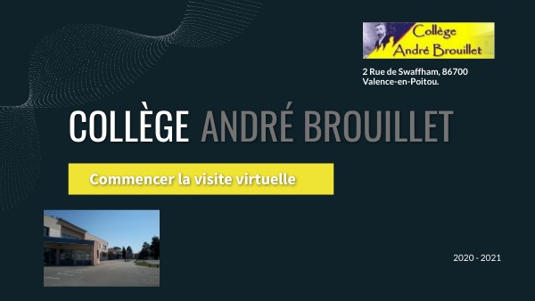 Visite du collège | Genially