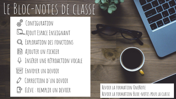 Bloc-notes pour la classe