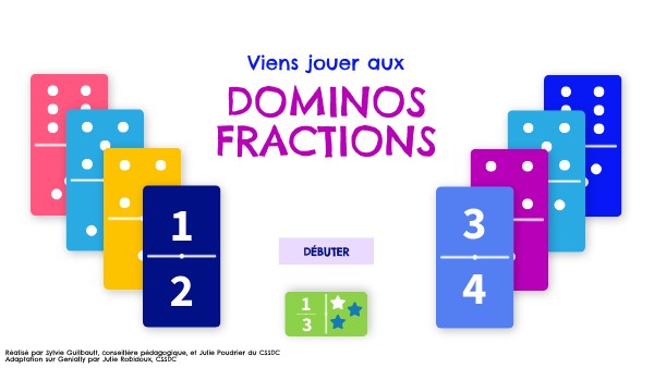 Dominos - fractions | Genially