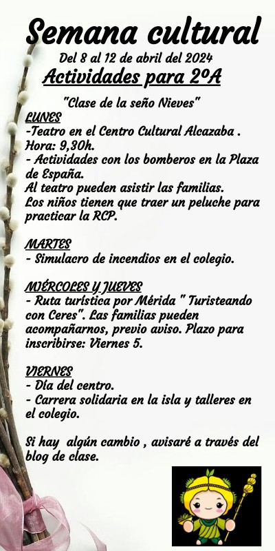 SEMANA CULTURAL | Genially