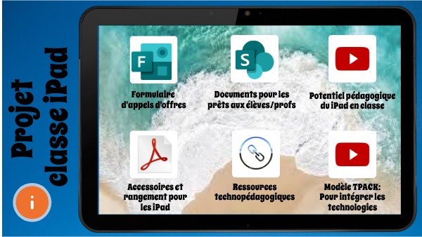 Projet classe iPad