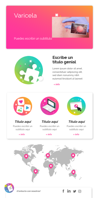 varicela proyecto botiquin | Genially