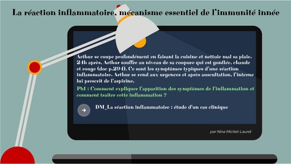 La réaction inflammatoire aigüe, mécanisme essentiel de l'immunité innée | Genially