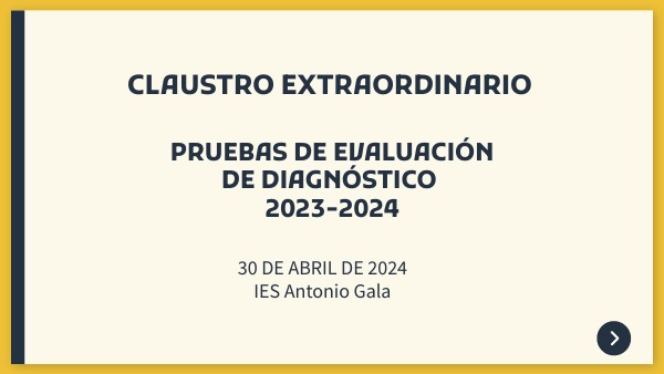 Claustro EXTRAordinario (30 abril 2024) | Genially