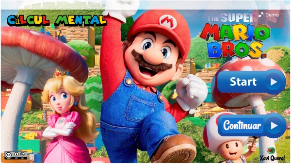 Cálcul mental amb Mario | Genially