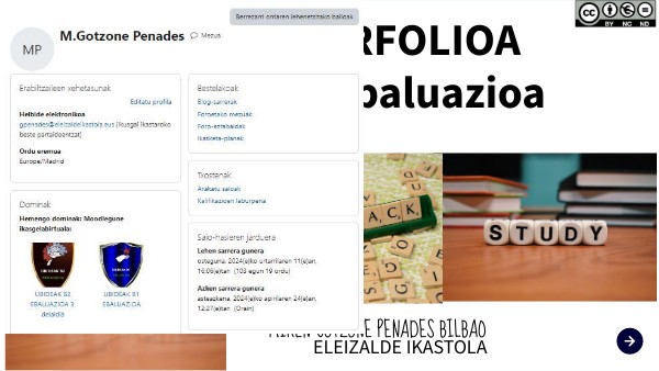 Penades Bilbao, Miren Gotzone Ebaluazio ubide B2