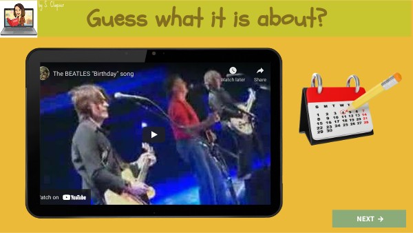 when is your birthday - la date en anglais | Genially