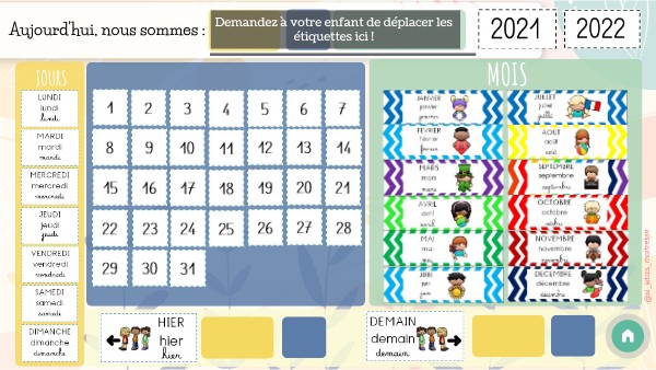 Calendrier | Genially