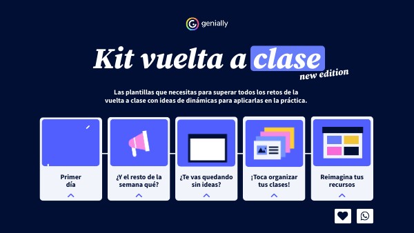 Kit vuelta a clase | Genially