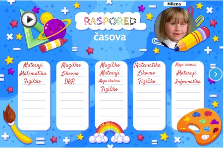 RASPORED ČASOVA | Genially