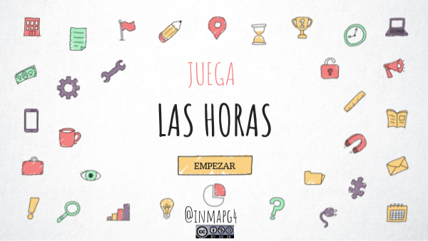 Juega con las horas Reutilizable | Genially