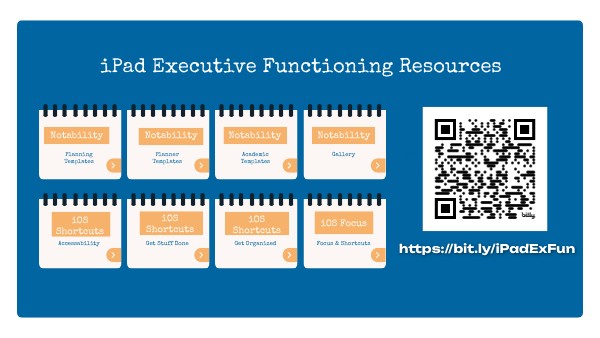 iPad Executive Functioning Resources