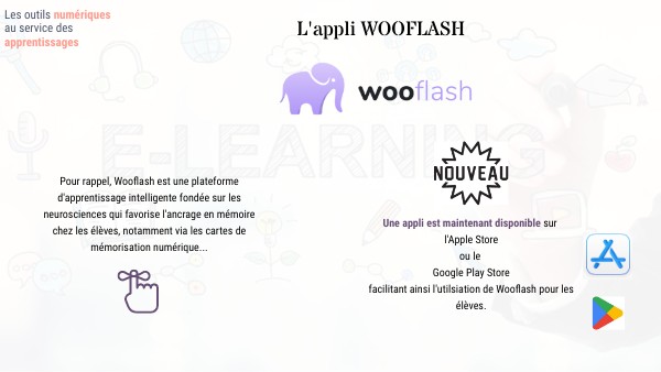 Outils numériques - Wooflash Appli | Genially