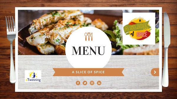 A slice of spice menu | Genially