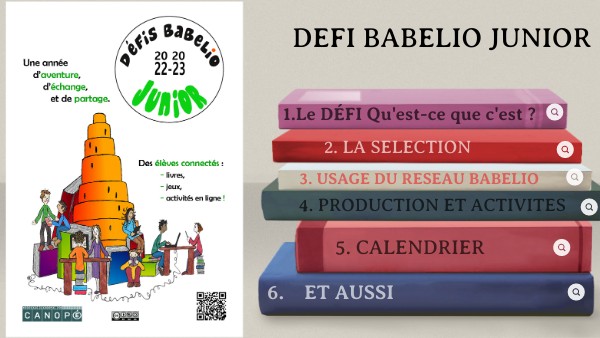DEFI LITTERAIRE Junior | Genially