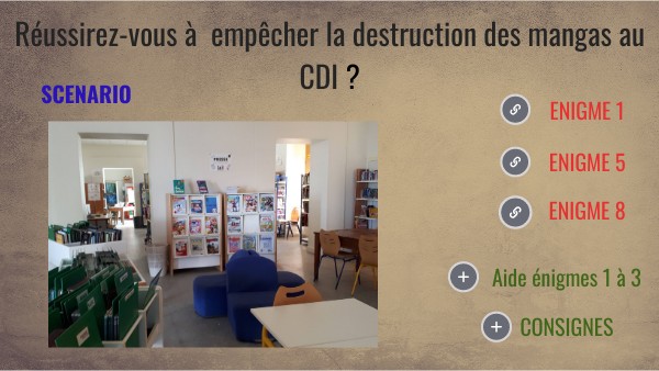 Escape game au CDI