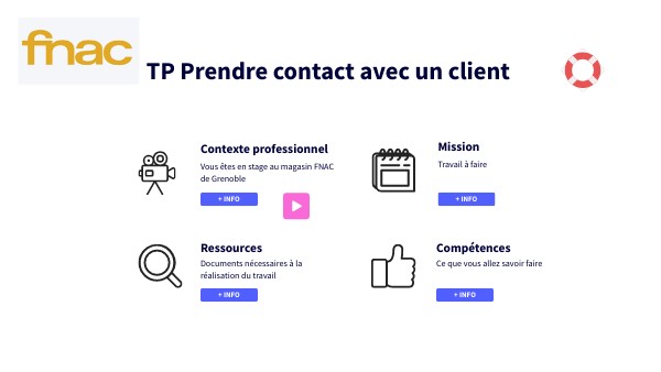 MRC / TP Prendre contact avec un client | Genially