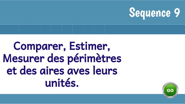 6ème - Comparer, estimer, mesurer des périmètres et des aires.