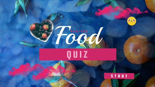 healthy food quiz | Genially