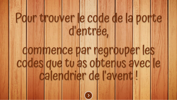 CODE porte d'entrée Père Noël | Genially