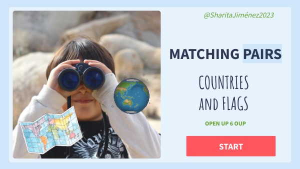 MATCHING PAIRS FLAGS - OPEN UP 6 STARTER | Genially