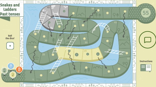 Snakes and Ladders - PAST TENSES | Genially