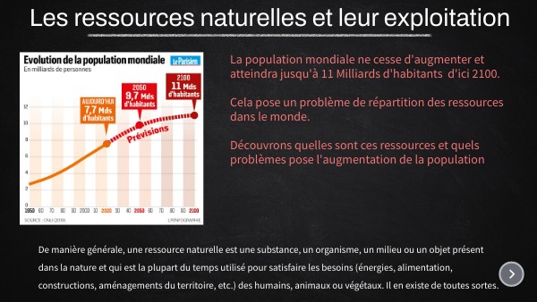 Les ressources naturelles | Genially
