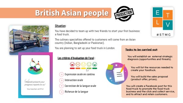 ETLV - Asians people - Food truck | Genially