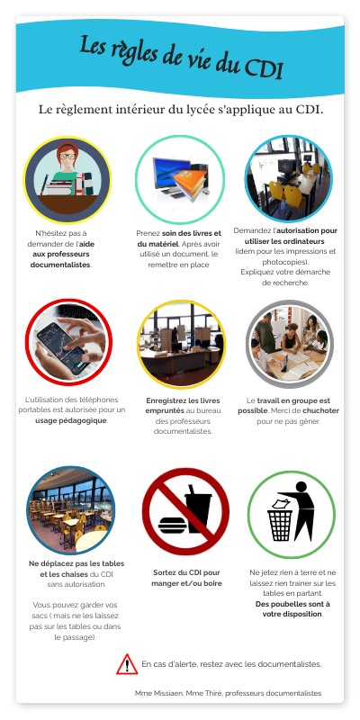 règles de vie CDI | Genially