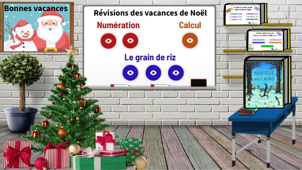 Exercices des vacances de Noël | Genially