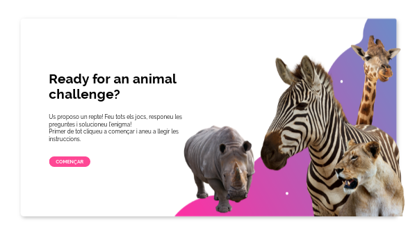 ANIMALS CHALLENGE | Genially