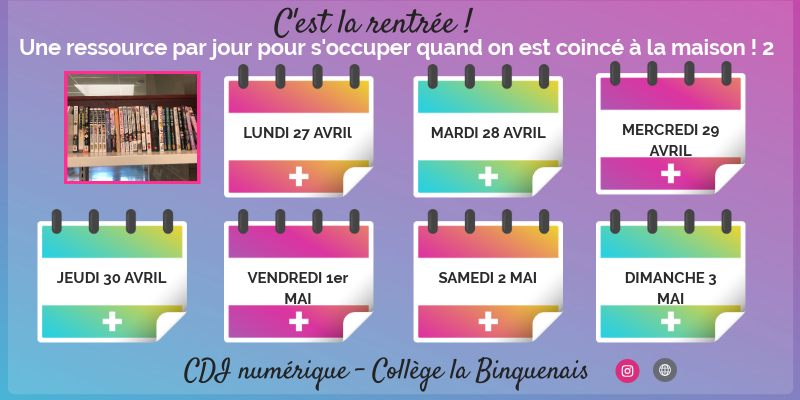 Ressources confinement 2 | Genially