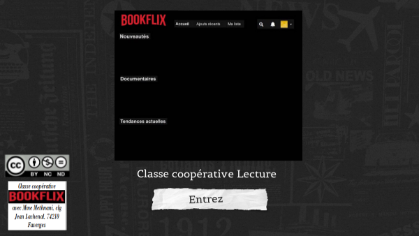 Bookflix : une classe "lecture" coopérative | Genially