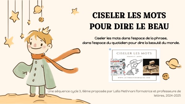 Séquence Poésie : ciseler les mots pour dire la beauté du monde