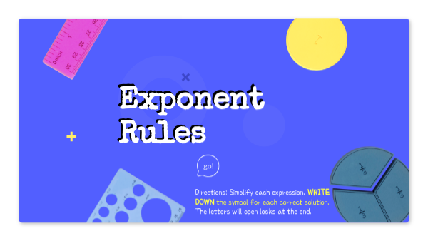 Exponent Rules