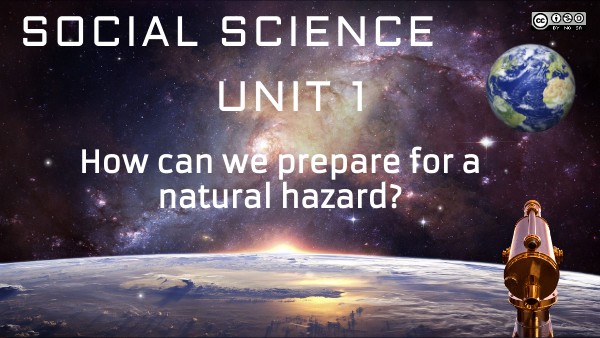 How can we prepare for a natural hazard?