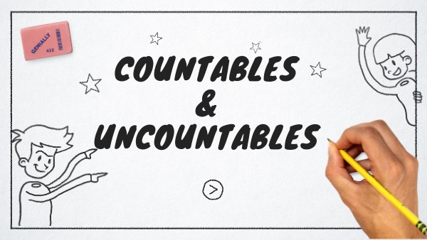 COUNTABLE and UNCOUNTABLE | Genially