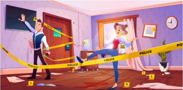 Hidden picture puzzles : detective stories