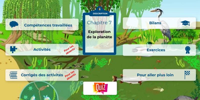 Chap 7 : Exploration de la planète | Genially