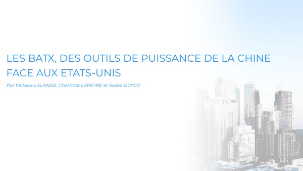 exposé hggsp batx | Genially