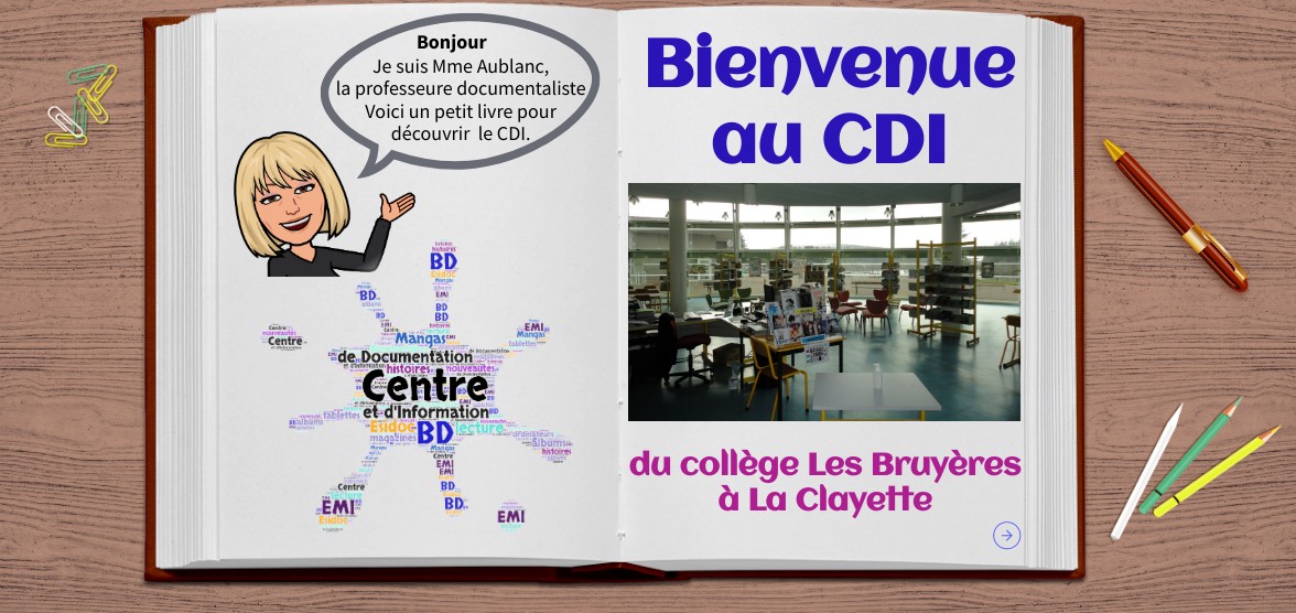 CDI Collège La Clayette | Genially