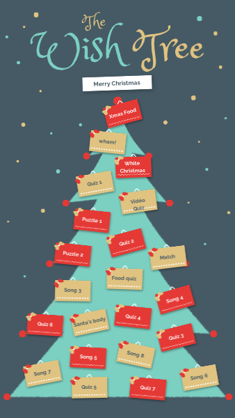 Christmas choice tree | Genially