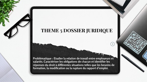 THEME 5 DOSSIER JURIDIQUE | Genially