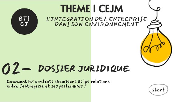 CEJM THEME 1 DROIT | Genially