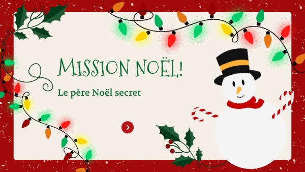 Père noël secret | Genially