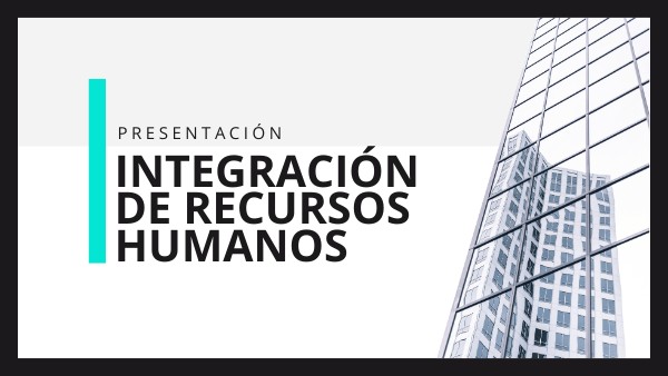 Presentación integración | Genially